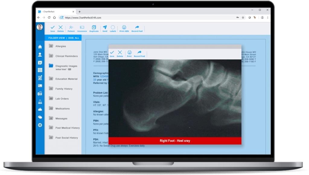 Podiatry EHR and Practice Management Software | ChartPerfect